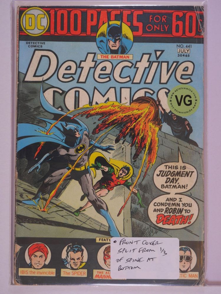 Detective Comics 1937 Volume 1 0441 Vg